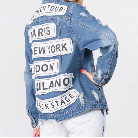 Jackets & Coats | Denim Fashion Jacket | Poshmark